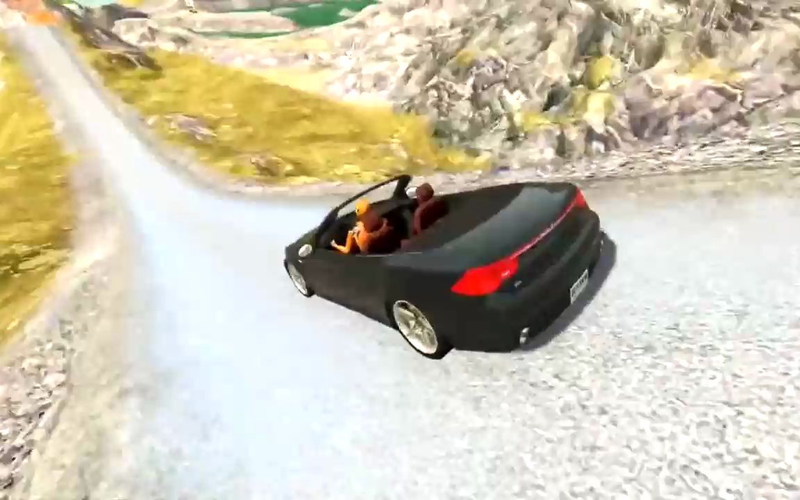 【车祸模拟器】各种车辆挑战大坡,直接冲下车毁人亡