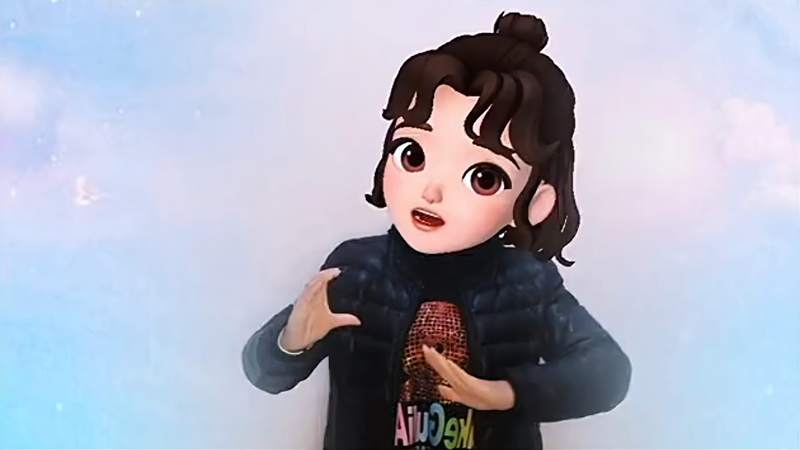 手势舞:樱花草+红伞伞