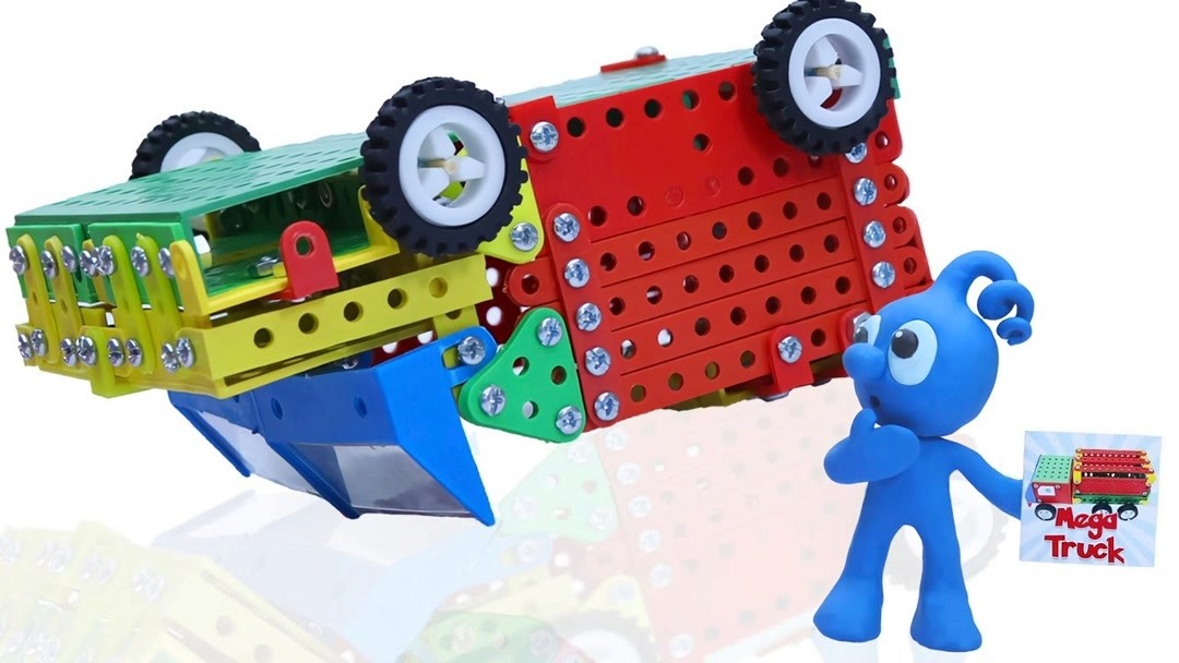 蓝精灵趣味橡皮泥手工!快来和蓝精灵一起来组建豪车吧!