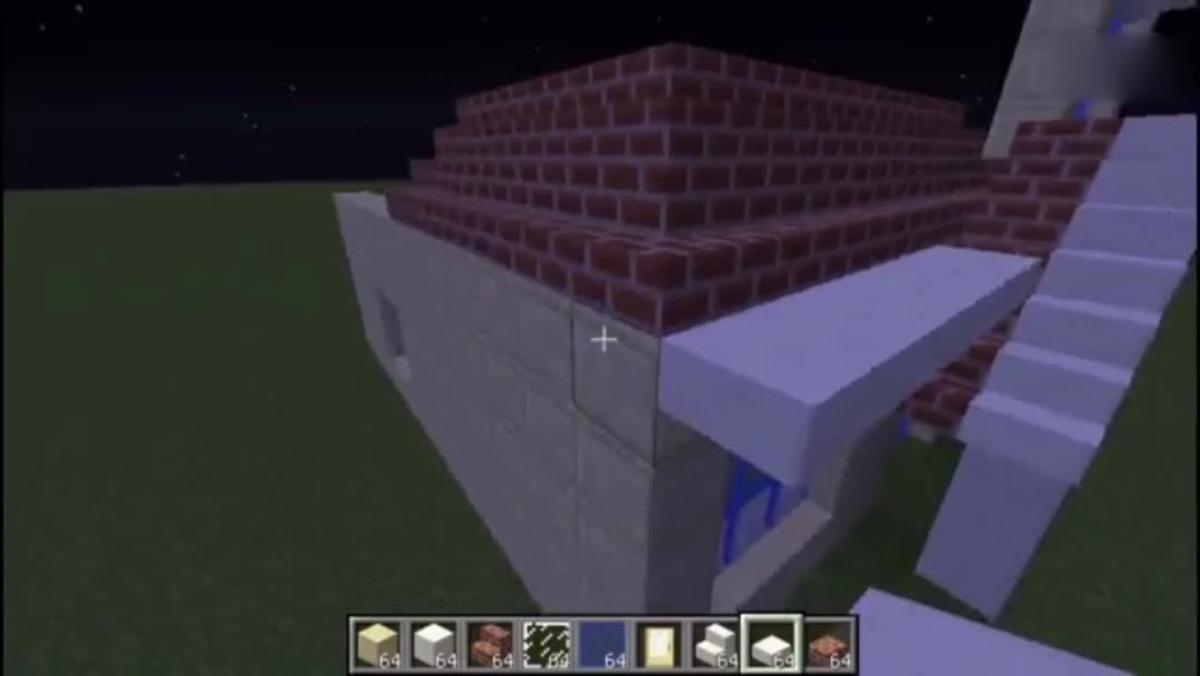我的世界 房屋建造教程 现实别墅mc再现