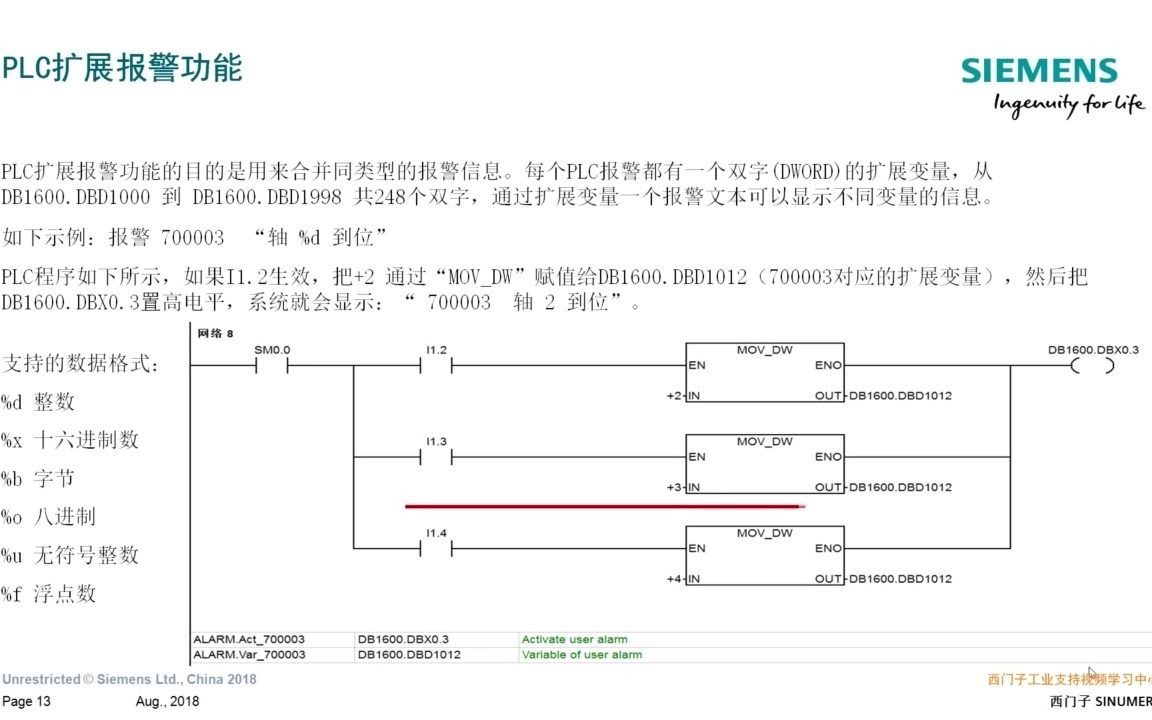 PLC用户报警及信息4-PLC报警扩展功能