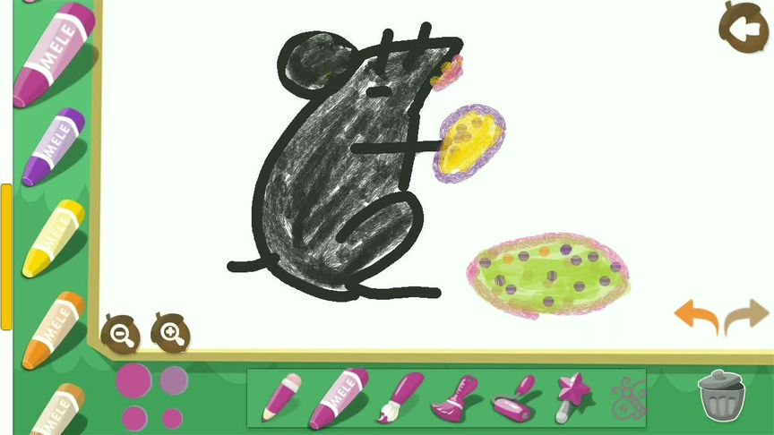 简笔画小老鼠,小朋友们可以一起学啦