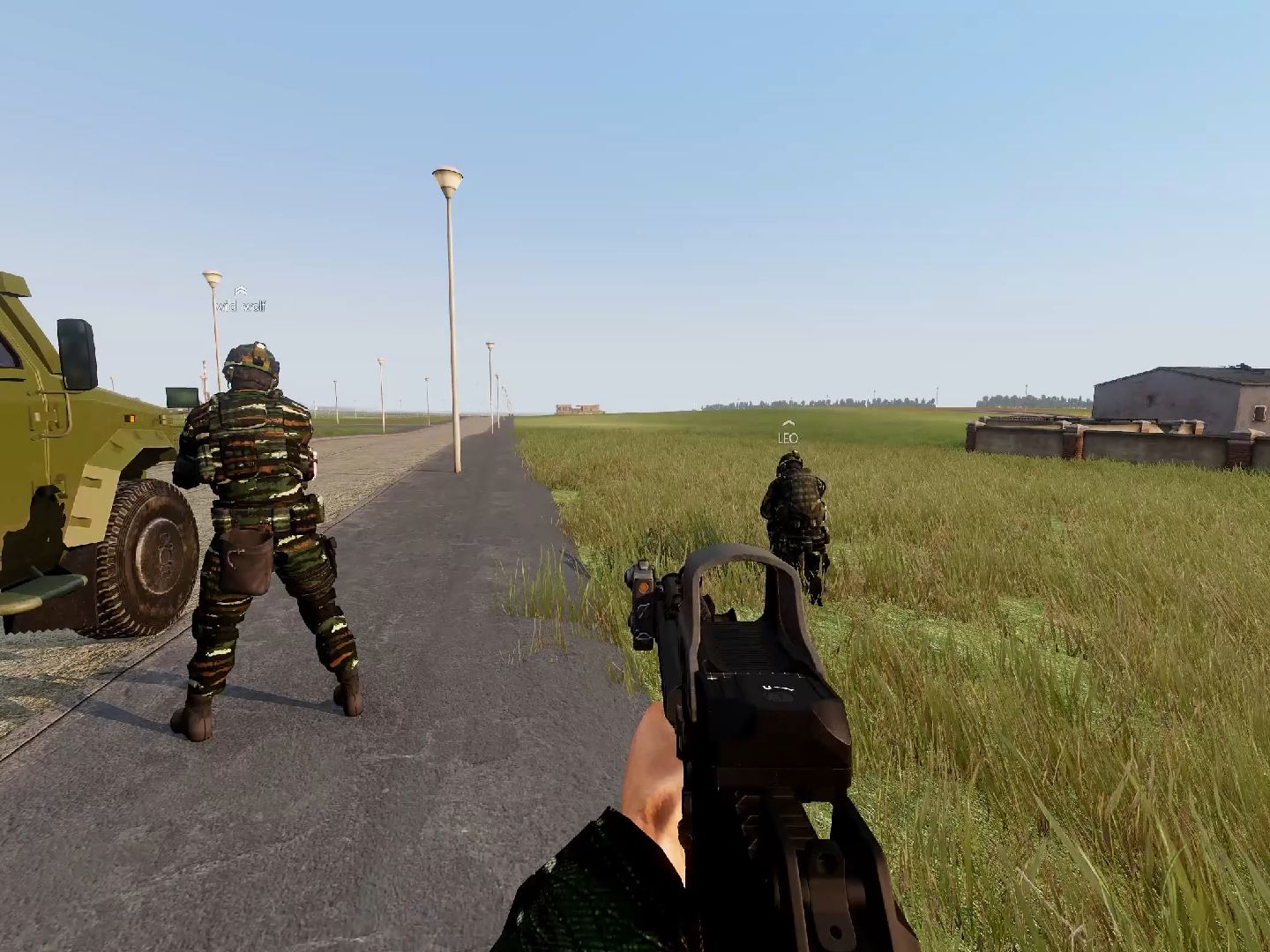 [ArmA 3] 服务器演习,本来想好好打的,但是气氛太活跃了没收住