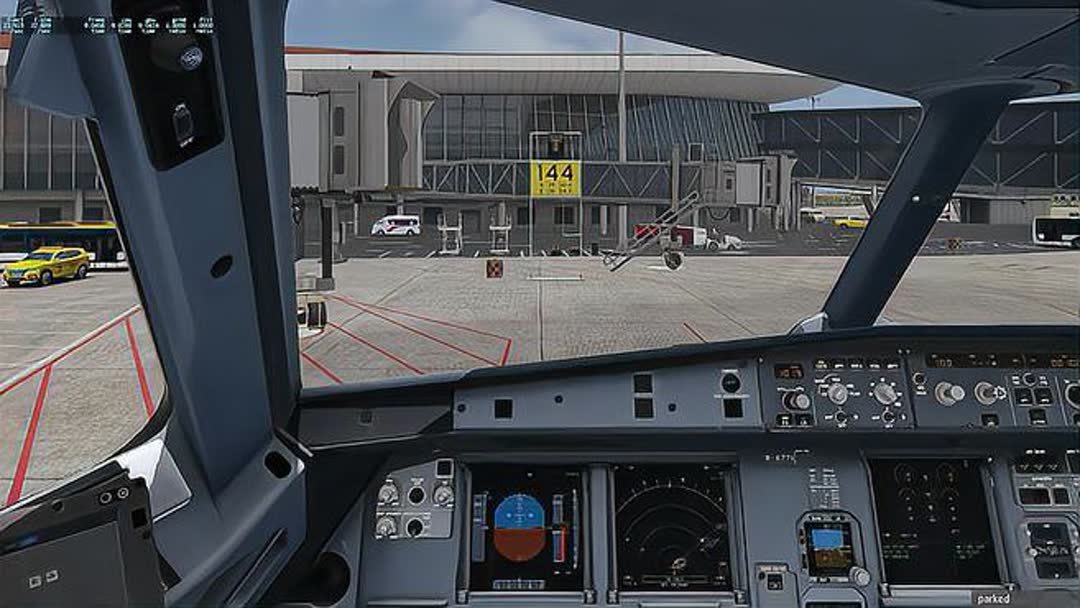 「Xplane11」京沪线日常联线飞行,降落偏的好离谱,险些冲出跑道