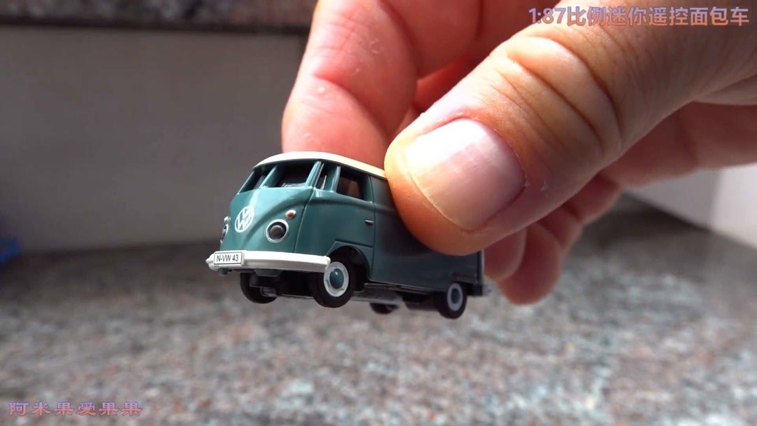 【RC遥控模型】掌心里的遥控车,1:87比例迷你面包车模型开箱