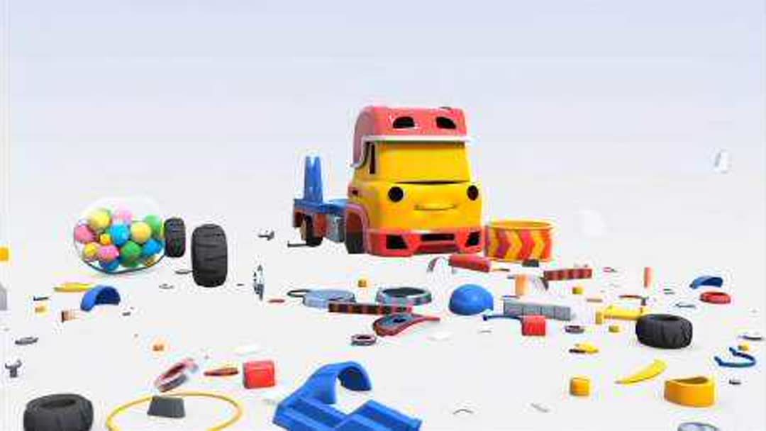 超级飞侠乐迪:多利3D模型拼装!可爱的自动倾卸卡车