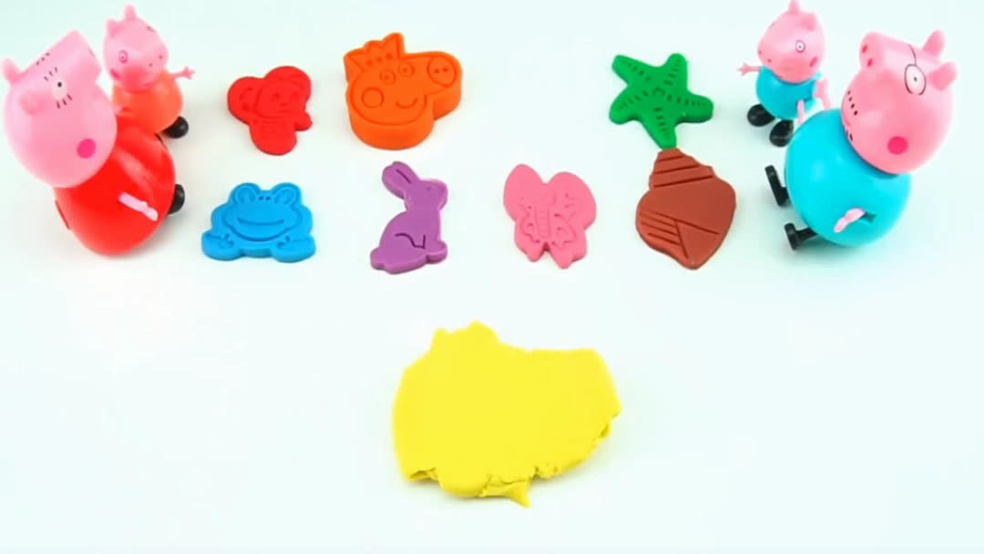 彩泥手工制作小猪佩奇 小动物
