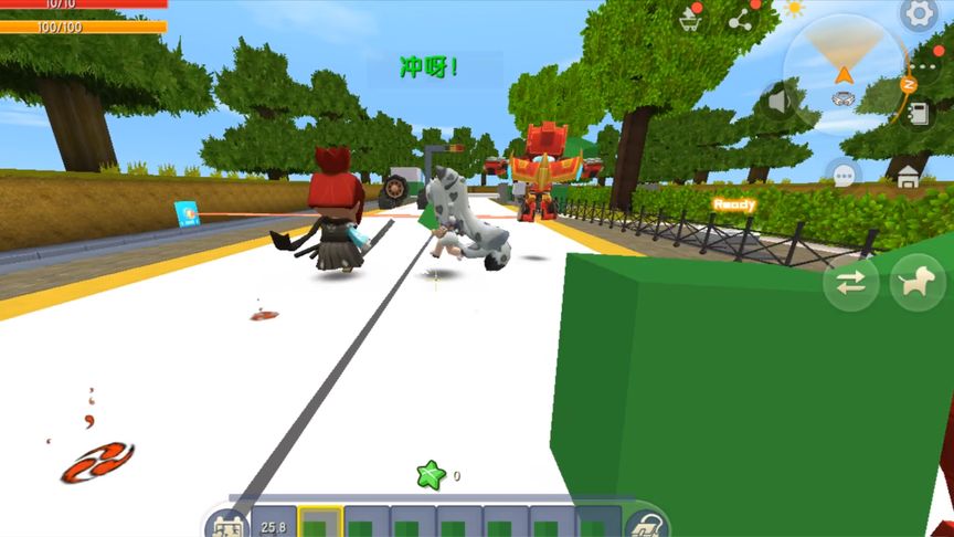 迷你世界:红绿灯规则很重要啊!刚开始还玩不明白