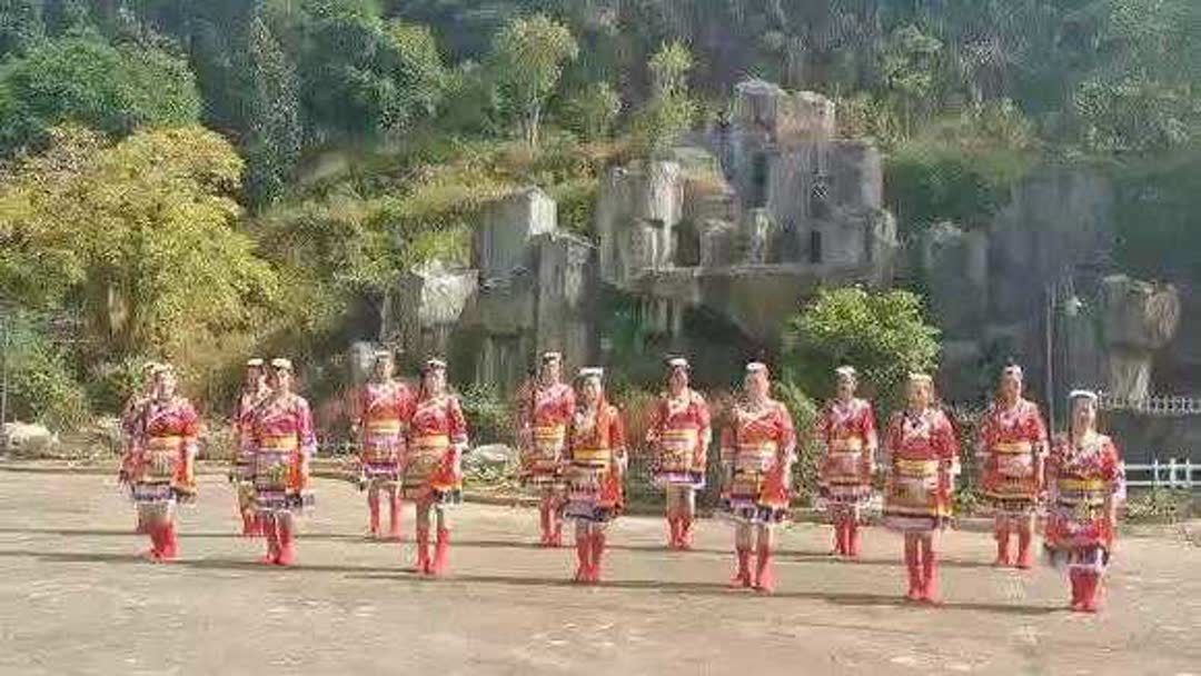 龙门美景灶头农庄.藏族舞蹈:洗衣歌