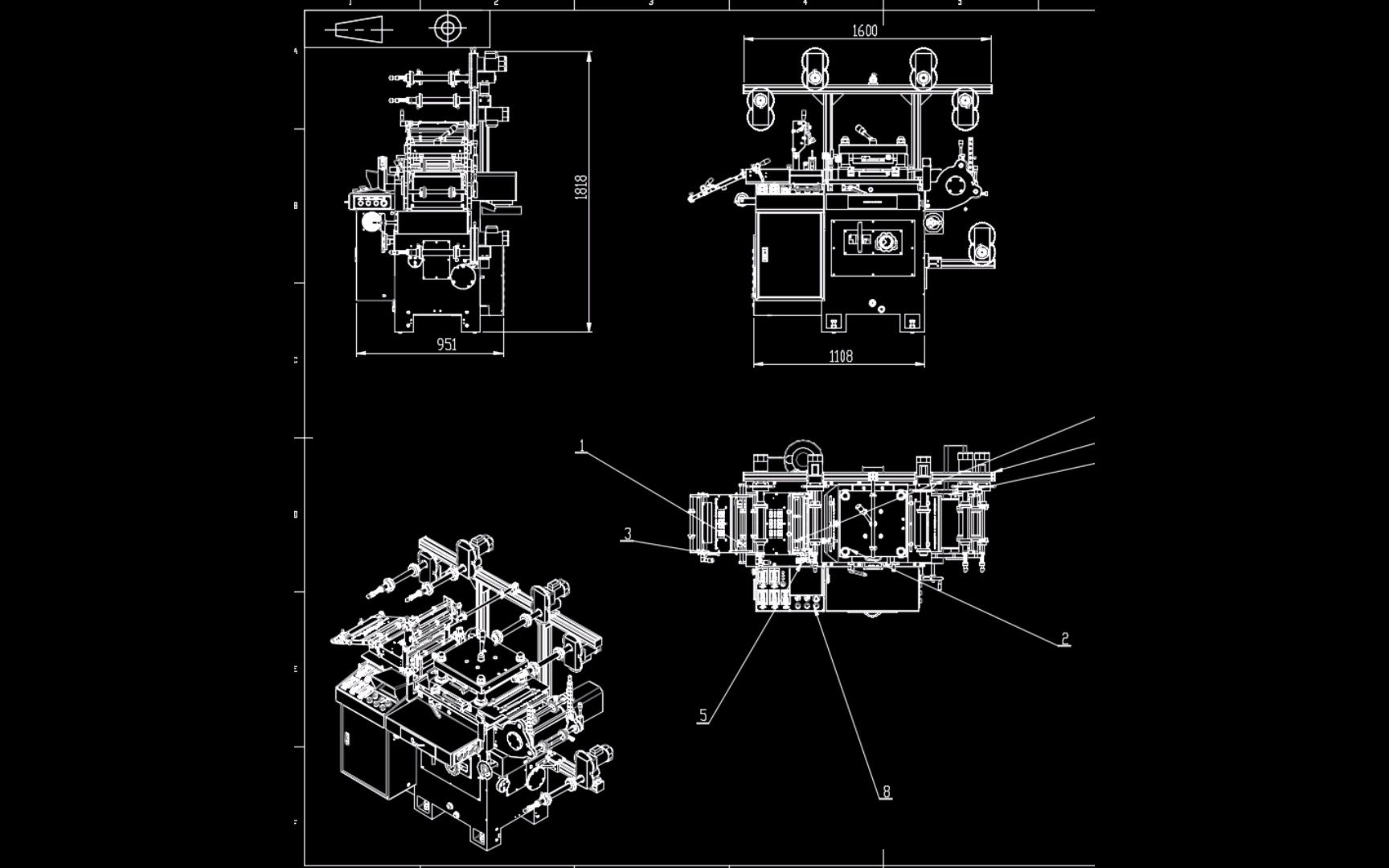 3WA300G单座套孔模切机设计
