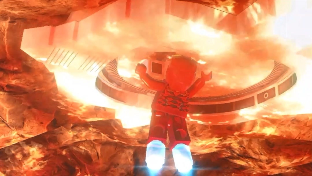 乐高漫威复仇者联盟第1部-46超级英雄们击落空中降落飞石回到地面