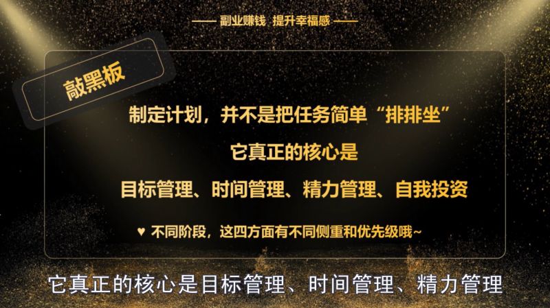 副业初期,如何协调工作与生活?教你:6步操作,制定好变现计划