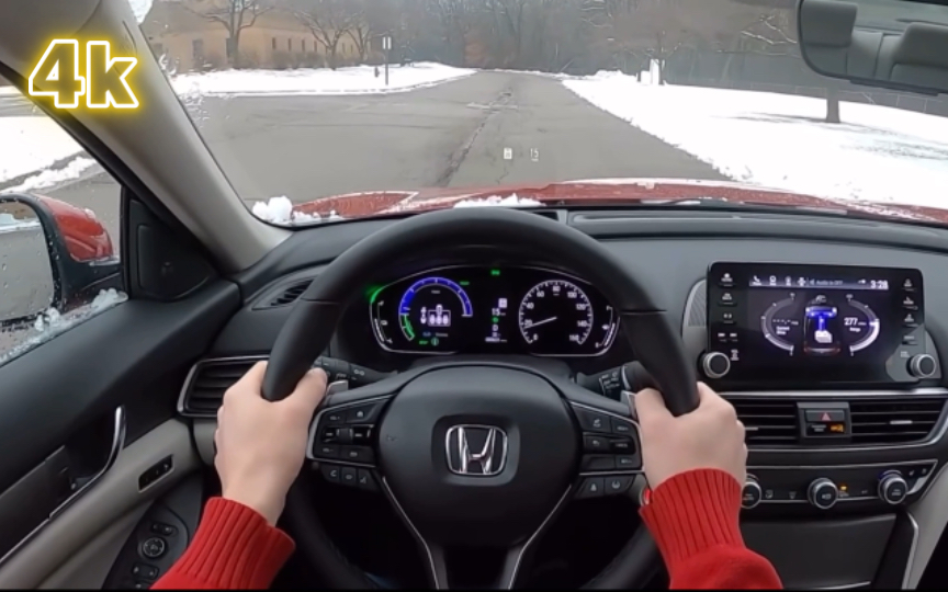 本田雅阁混动 第一视角驾驶