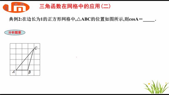 三角函数在网格中应用,初中数学经典题型,考试热点。学浪计划。