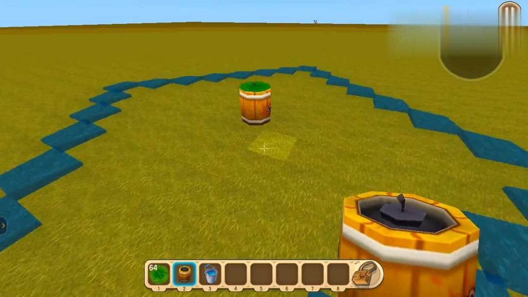 迷你世界:制作带着绿帽子的 炸药桶教学