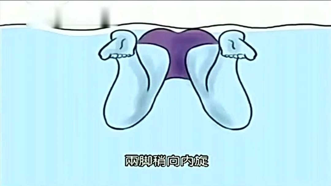 游泳教学视频初学 蛙泳腿部动作