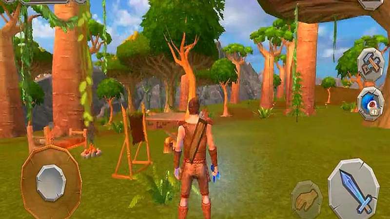 侏罗纪生存游戏在恐龙世界修建营地