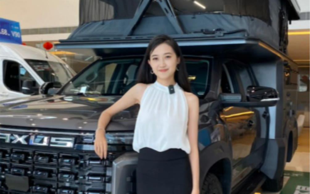 ...能城市通勤的皮卡,能露营的SUV,上汽大通探索家星际H升顶版发布 #...