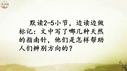 【尼山晓语】部编版二年级下册语文-17要是你在野外迷了路第2课时