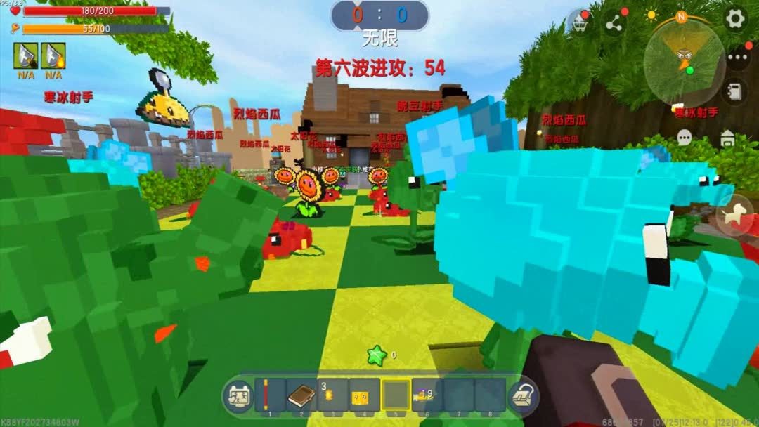 迷你世界飞龙解说:植物大战僵尸2,最愉快的一次合作打败僵尸