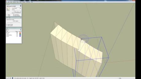 SketchUp插件沿曲面流动教程