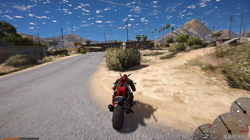 死侍模拟器:今天骑着我的小摩托车 巡逻小镇 看看这里的治安如何