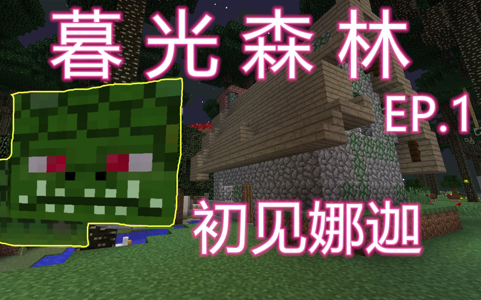 【我的世界】暮光森林模组生存 初见娜迦