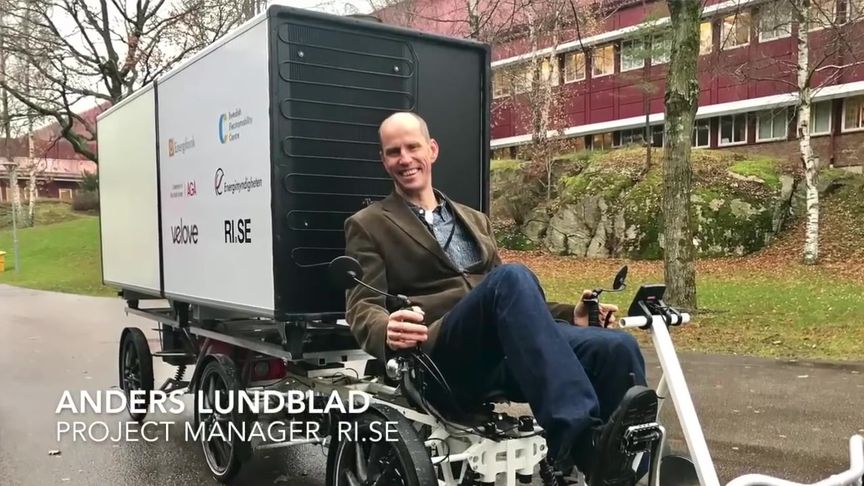 带燃料电池的电动辅助货运自行车,续航里程为300公里