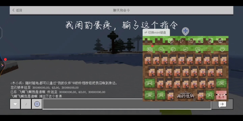 输入个指令