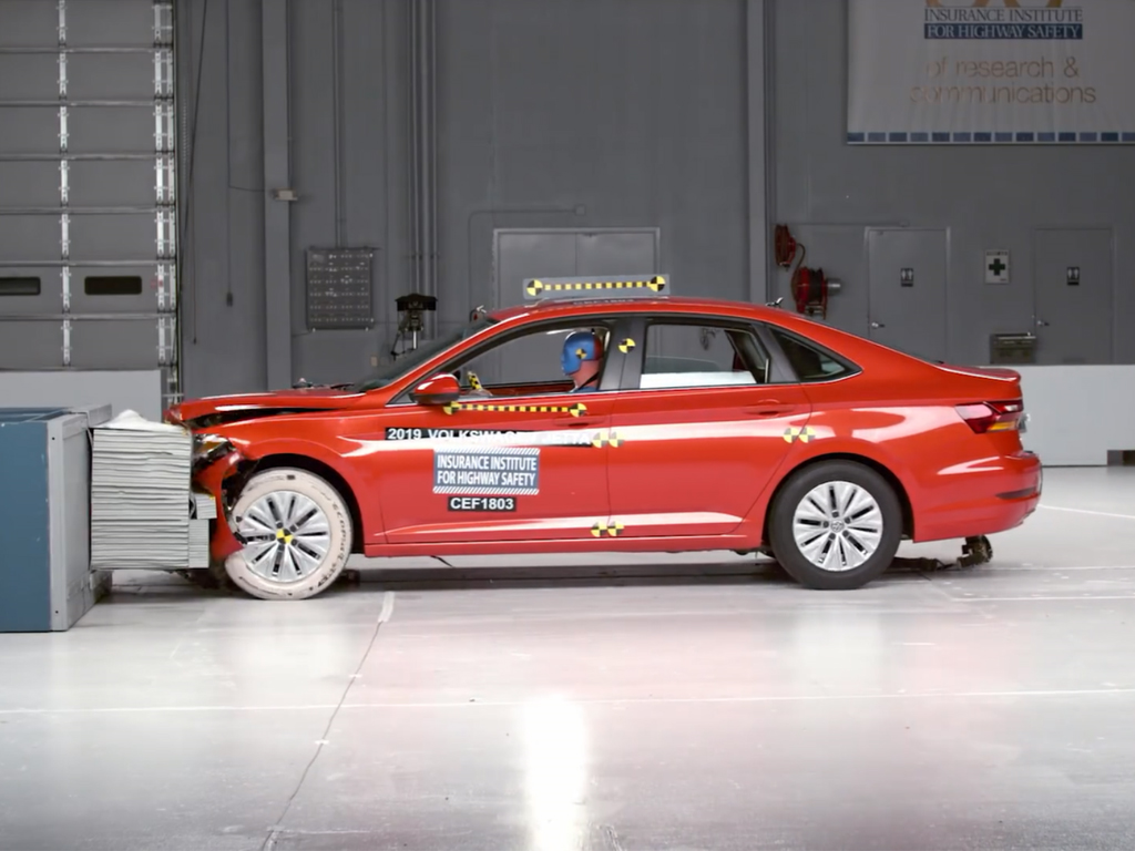 全新一代速腾的IIHS碰撞测试
