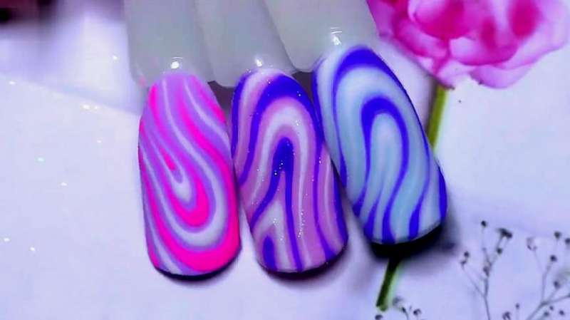 国外美甲大咖设计时尚夏季指甲图案