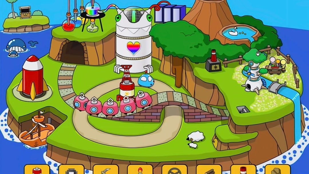 Roblox方块进化模拟器 爱护环境小黄一家才能幸福的生活在地球