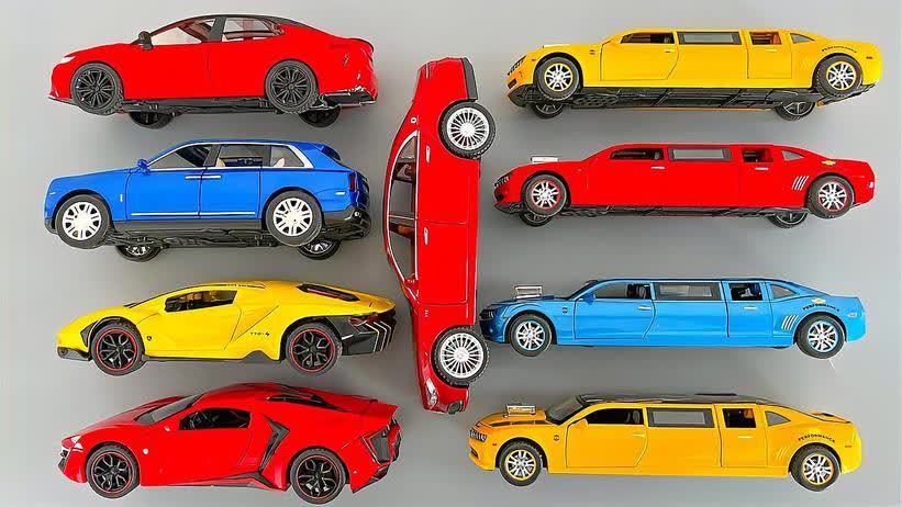 超级跑车模型汽车玩具展示
