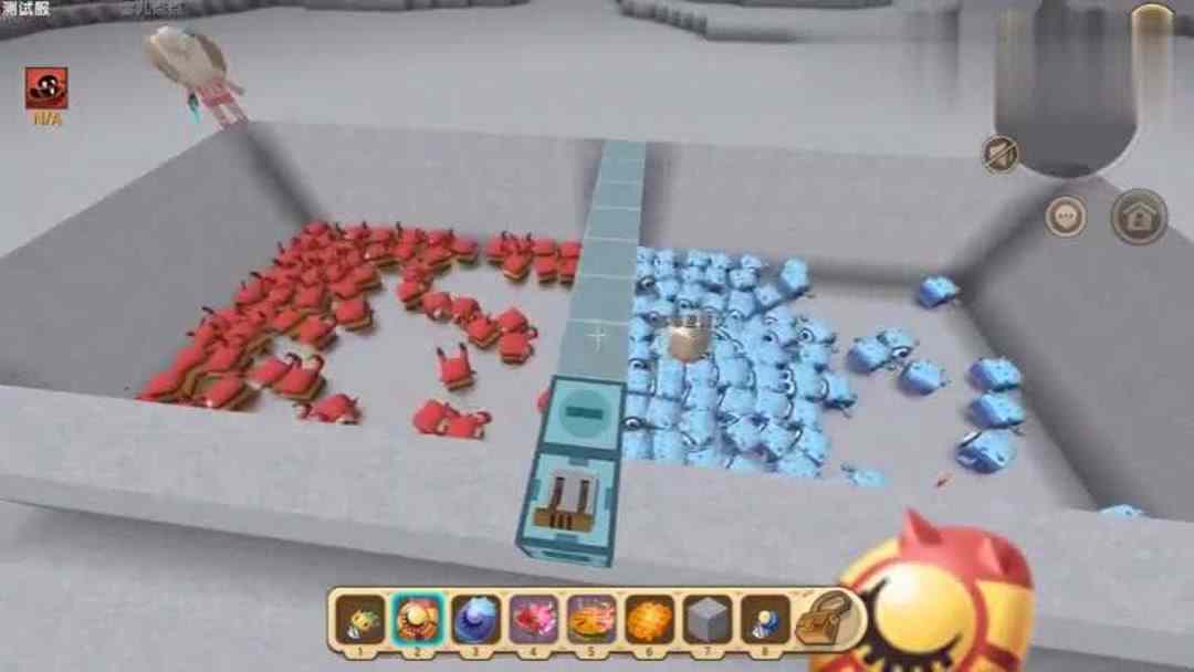 迷你世界《100萌眼当当VS100萌眼咚咚