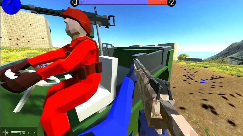 战地模拟器,蓝军对战红色飞机