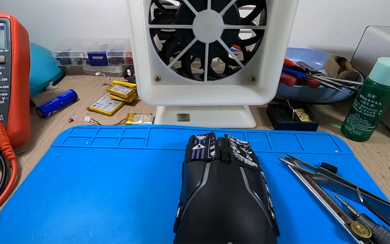 赛睿Rival600鼠标拆解维修更换凯华黑曼巴微动