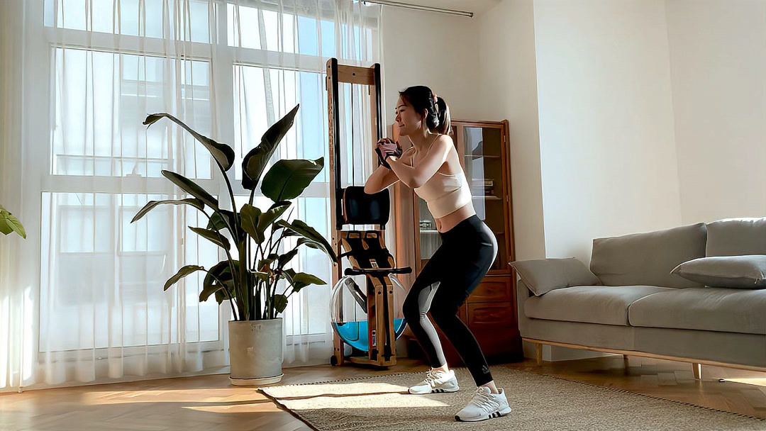 周末有事吗?没事跟我一起健身减脂吧!划船机组合运动超高效