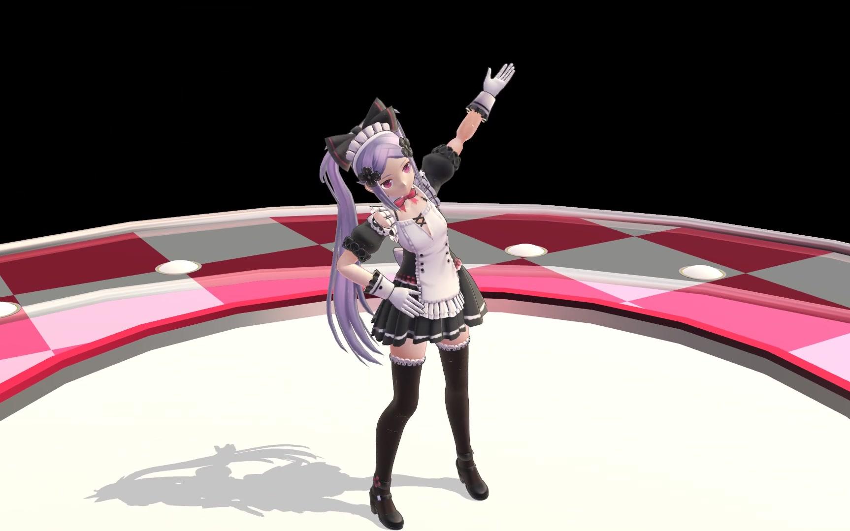 【mmd】【虚拟次元计划】小桃穿女仆装跳舞动青春,小希你干了什么!