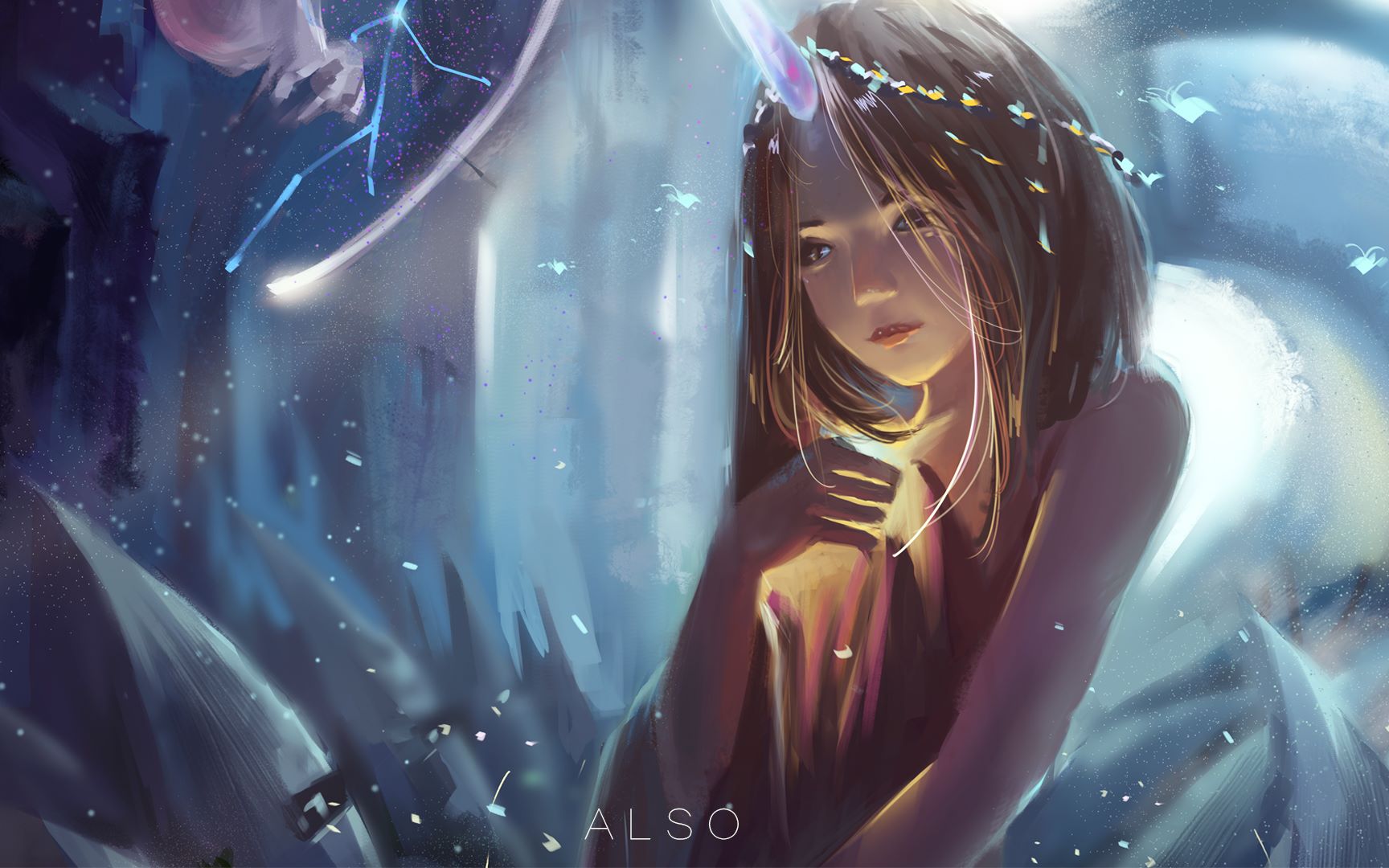 【PS板绘过程】“独角公主”再次降低快进速度,一起享受视听盛宴吧!