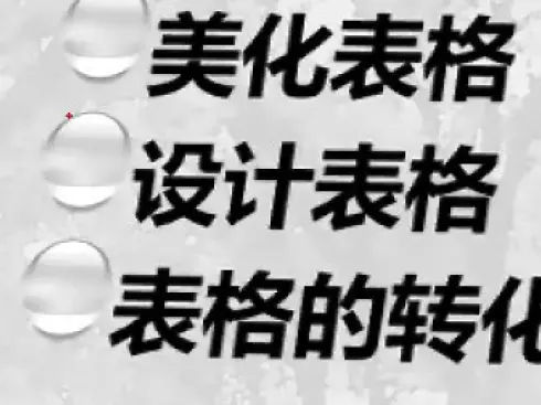 31表格1.表格美化.平均分配各行.调整列宽.表格文字环绕.表格表头.表格...