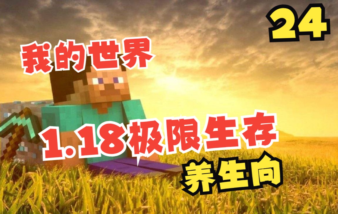 我的世界1.18养生向极限生存 第二十四集 小黑塔