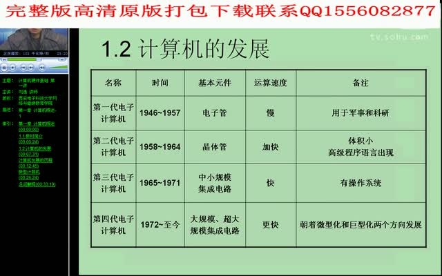 西安电子科大 计算机硬件基础 36讲