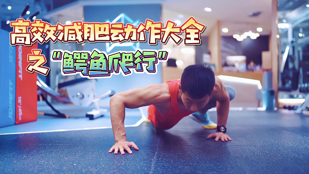 高效减肥动作大全,第一个,鳄鱼爬行