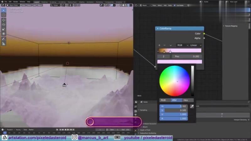 Blender 2.8X-动画制作无限实时地形生成器