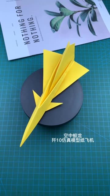 空中蛟龙——J10仿真模型纸飞机
