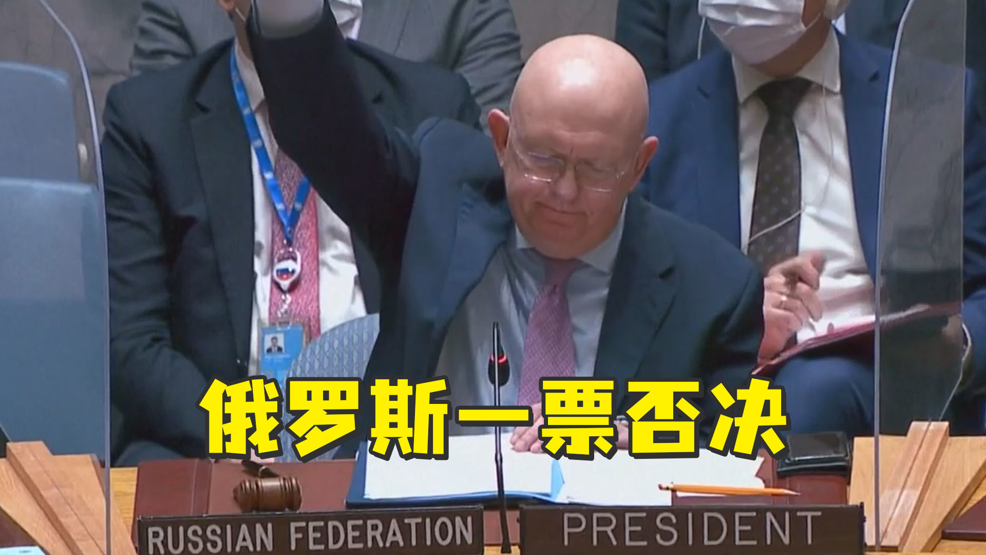 俄罗斯一票否决安理会涉乌克兰决议