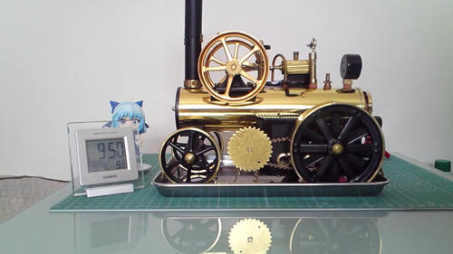 德国制造的蒸汽机模型,不都说德国技工最牛么?看看这个模型有多精密
