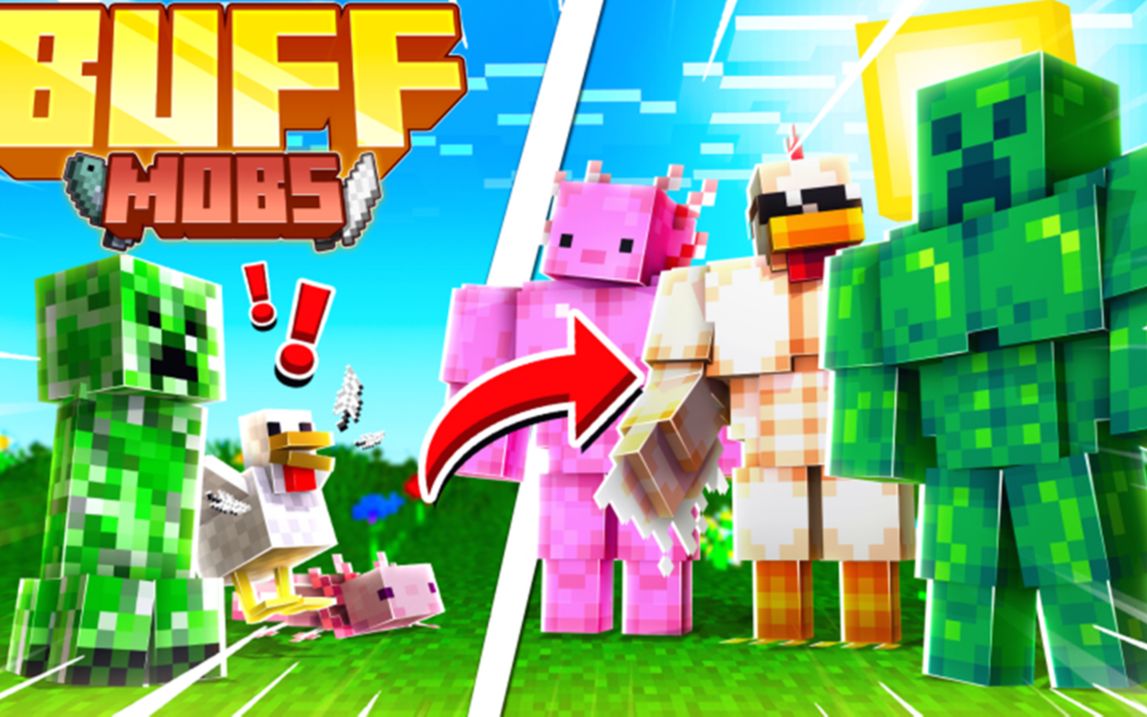 我的世界:所有的生物都获得了变异Buff