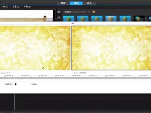 老兵制作 会声会影实例教程 古风画轴展示电子相册制作过程