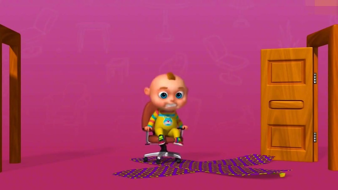 泽宝动漫社:宝宝模仿电视表演,竟用绳子跳舞,最后能跳起来吗